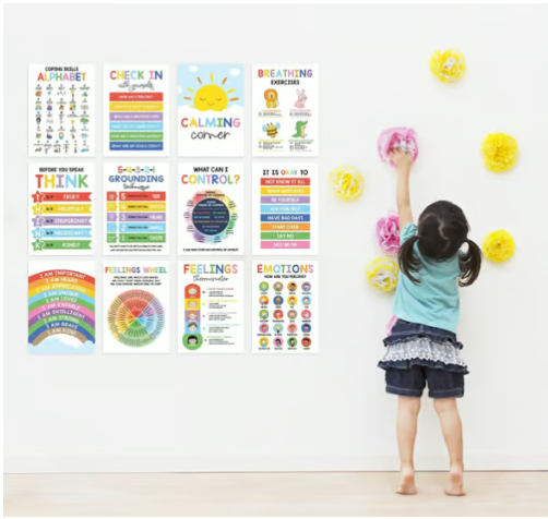 “Calm & Connect: 12 Emotional Templates” Print