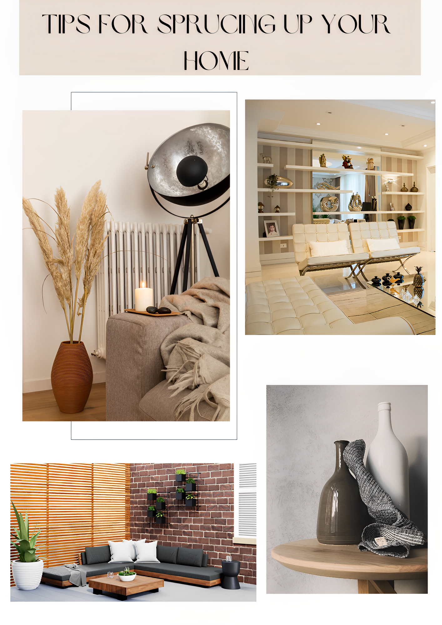 Tips for Sprucing up your Home