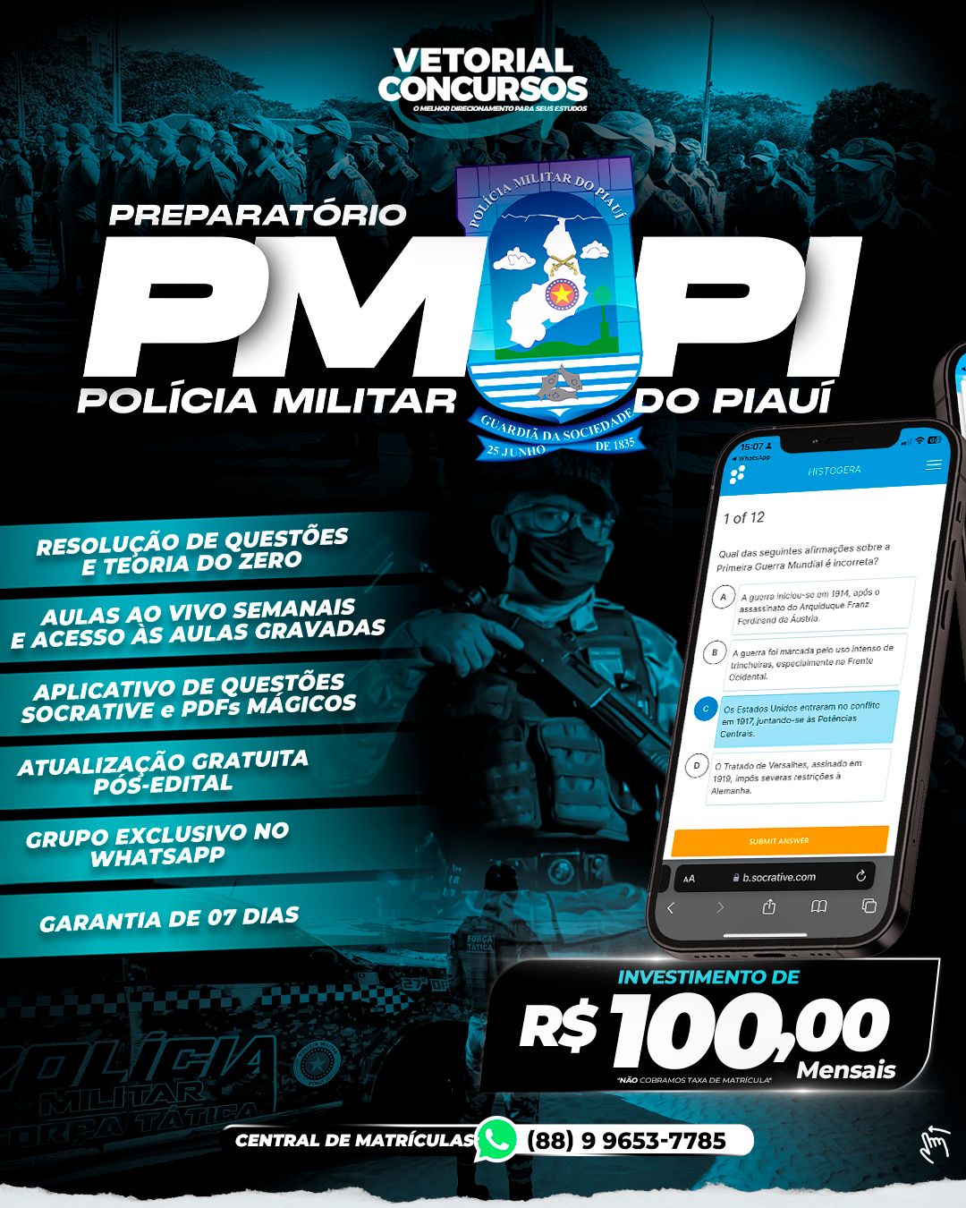 INTENSIVÃO PMPI - Vetorial Concursos | Hotmart