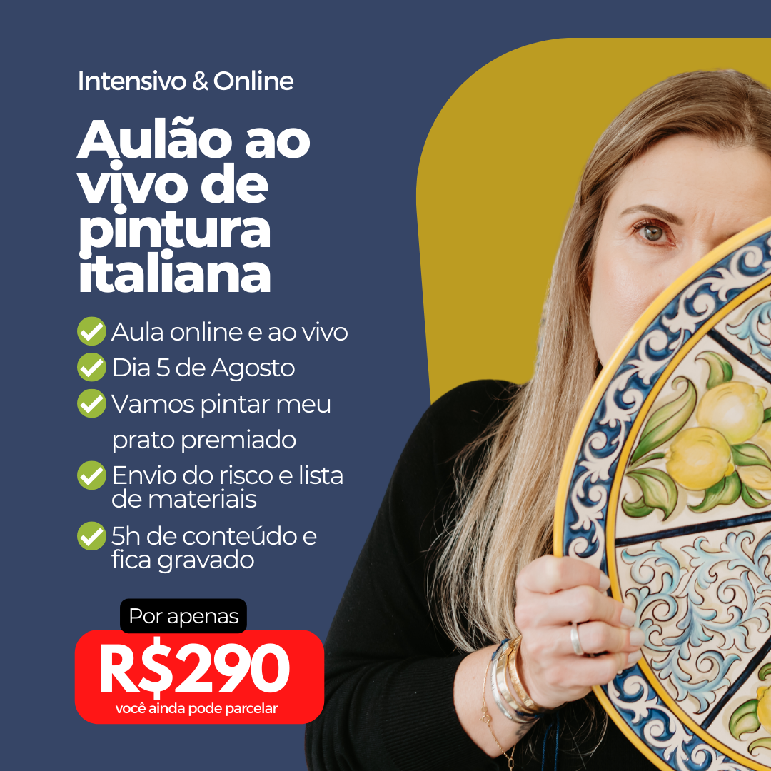 Aulão de Pintura Italiana - Paula Rizzo | Hotmart