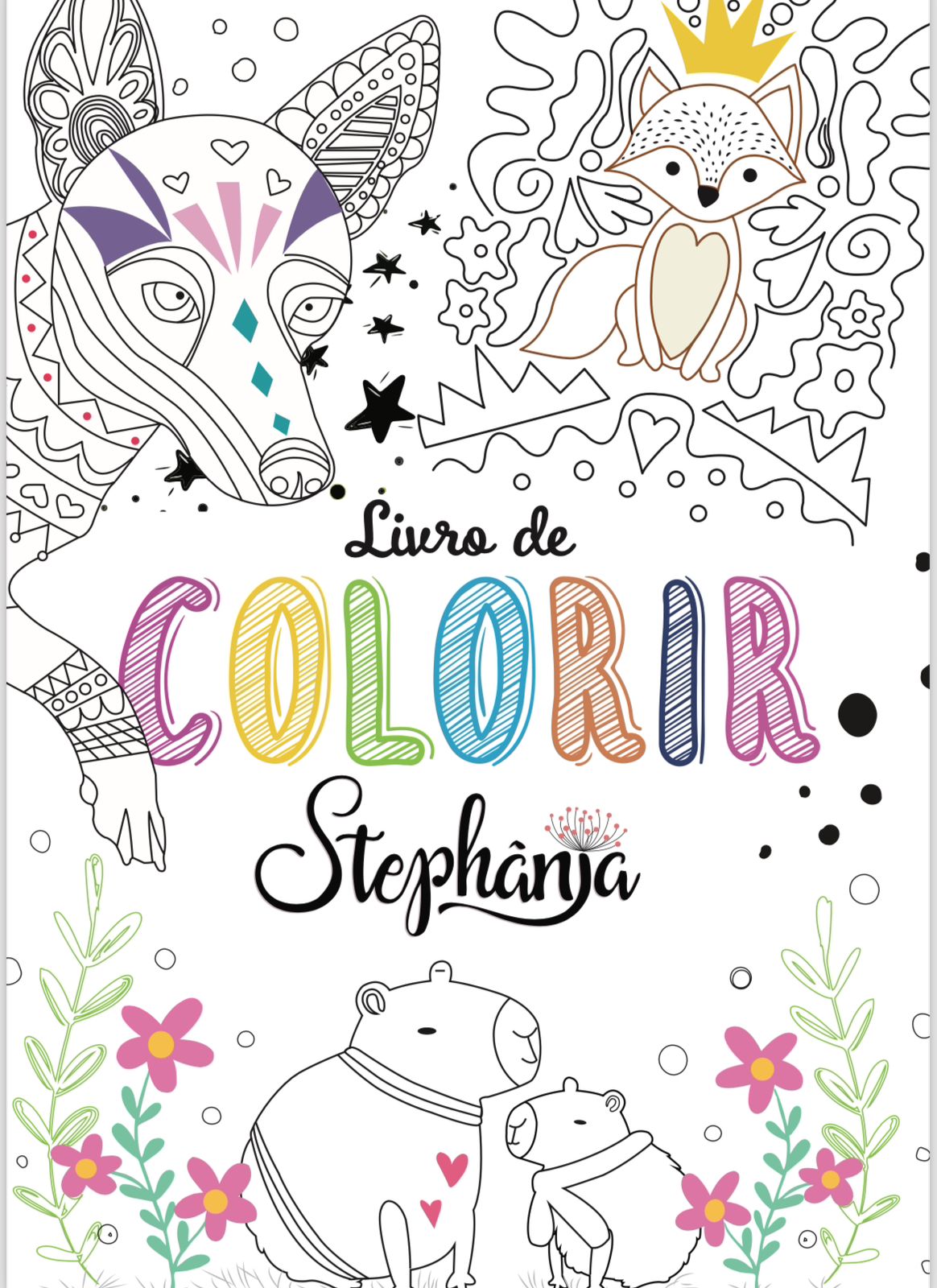 Livro de Colorir p/ imprimir da Paula Stephania - Paula Stephania M...