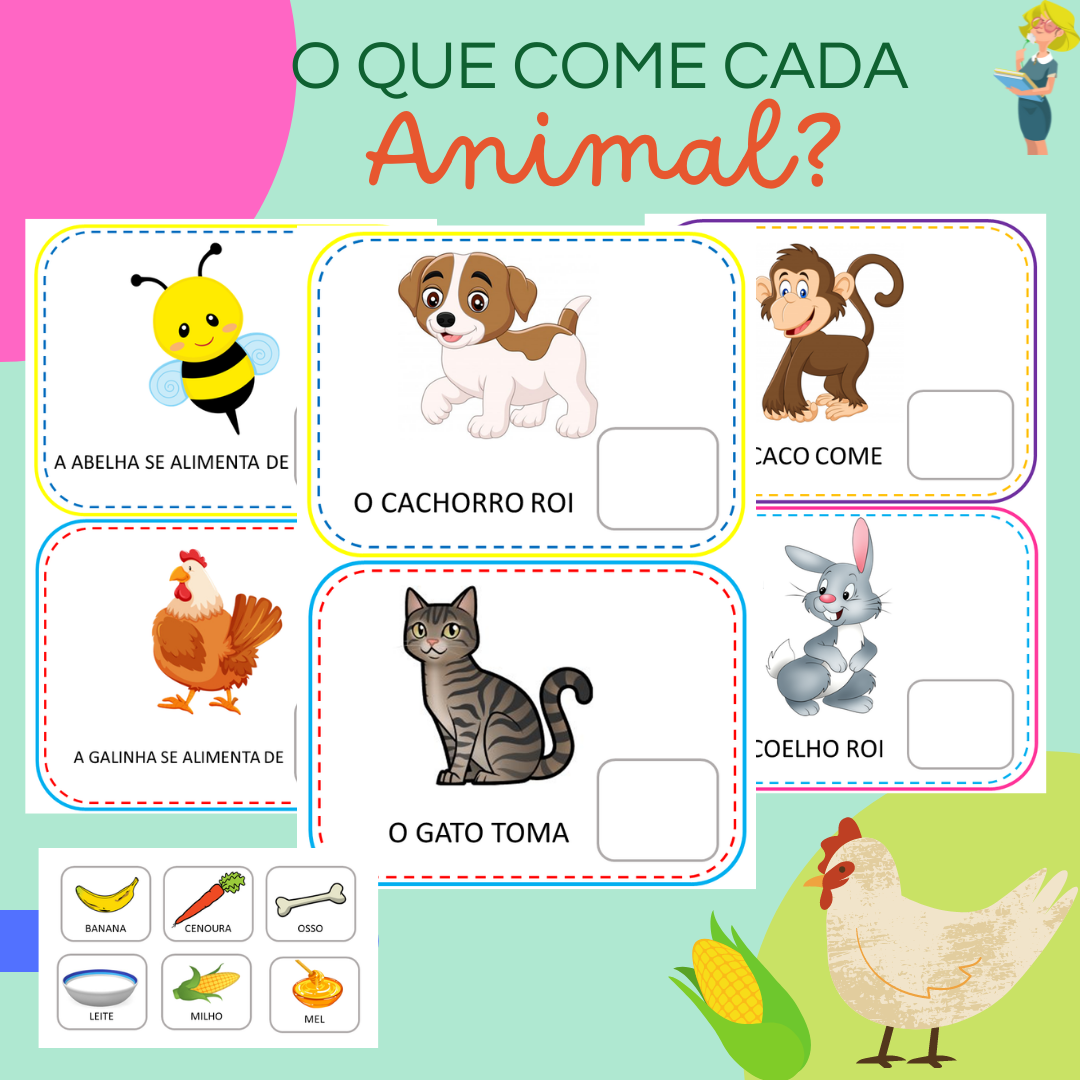 O que come cada animal? - Dri lima | Hotmart