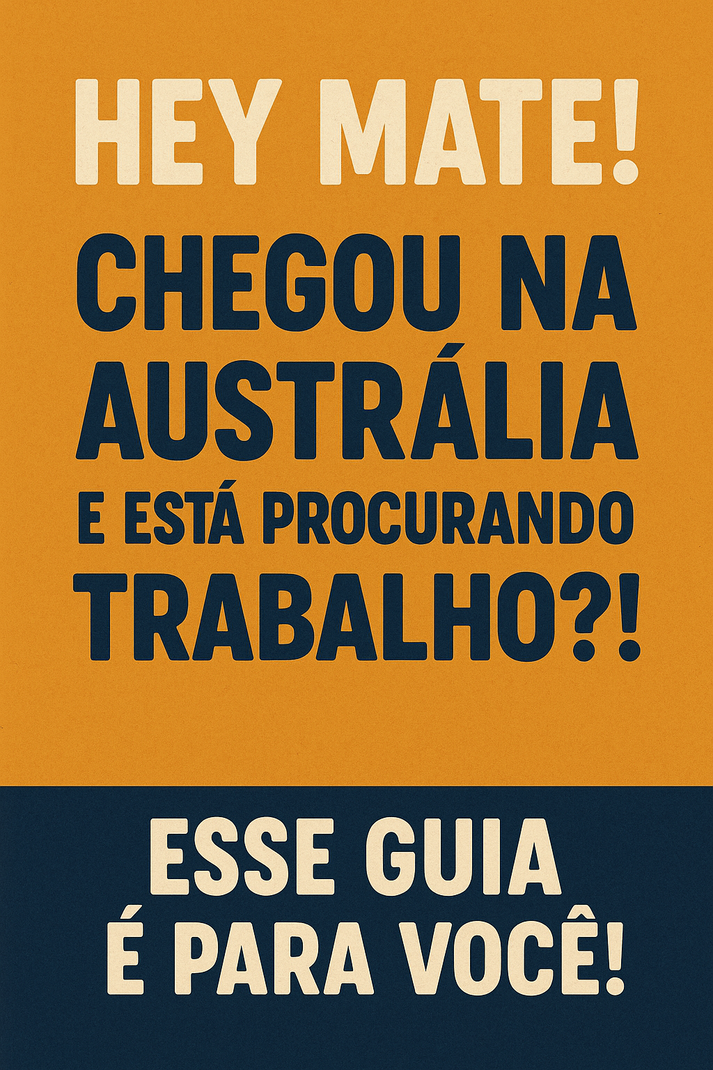Hey Mate! Chegou na Autrália e está procurando trabalho?! Esse Guia é ...