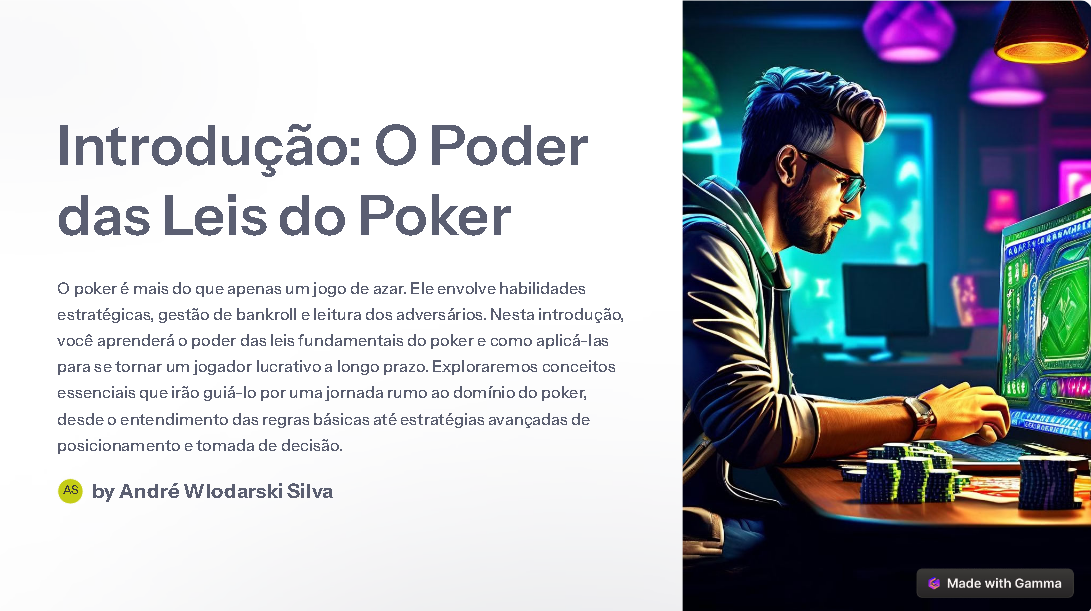 O Poder das Leis do Poker - I.N.O.V Online | Hotmart