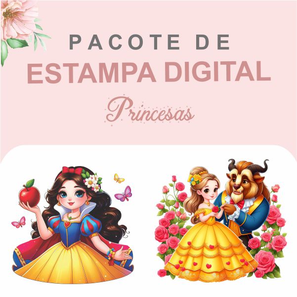 Estampa Digital - Princesas | Hotmart