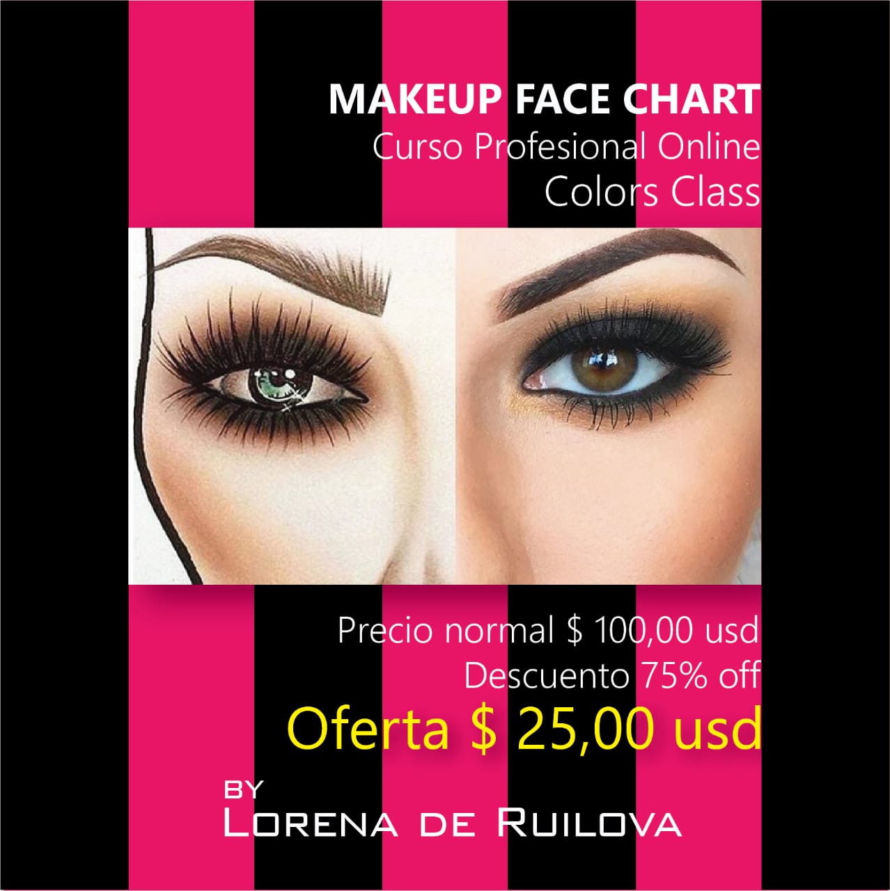 MAKEUP FACE CHART CLASS