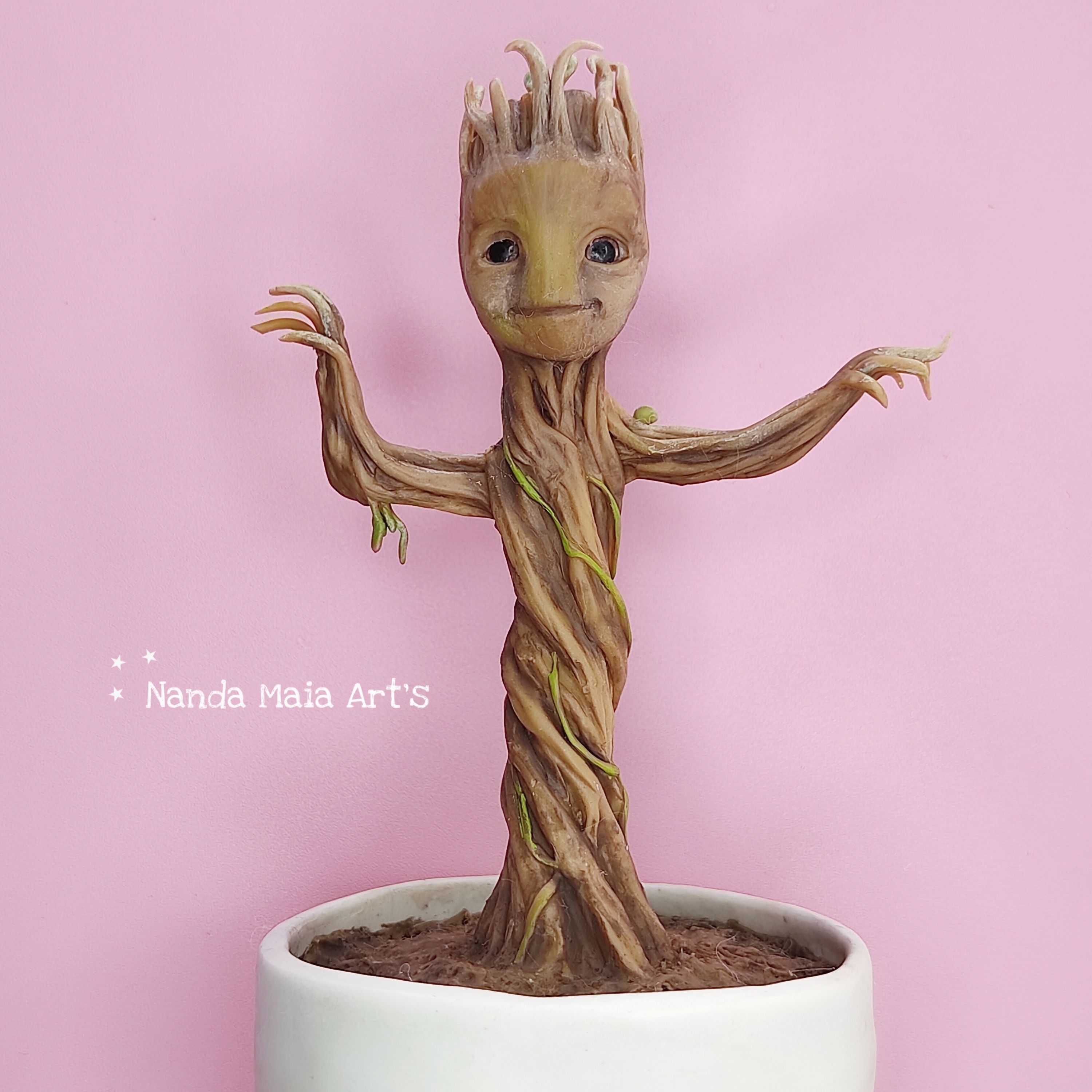 Curso em Biscuit Dancing Groot