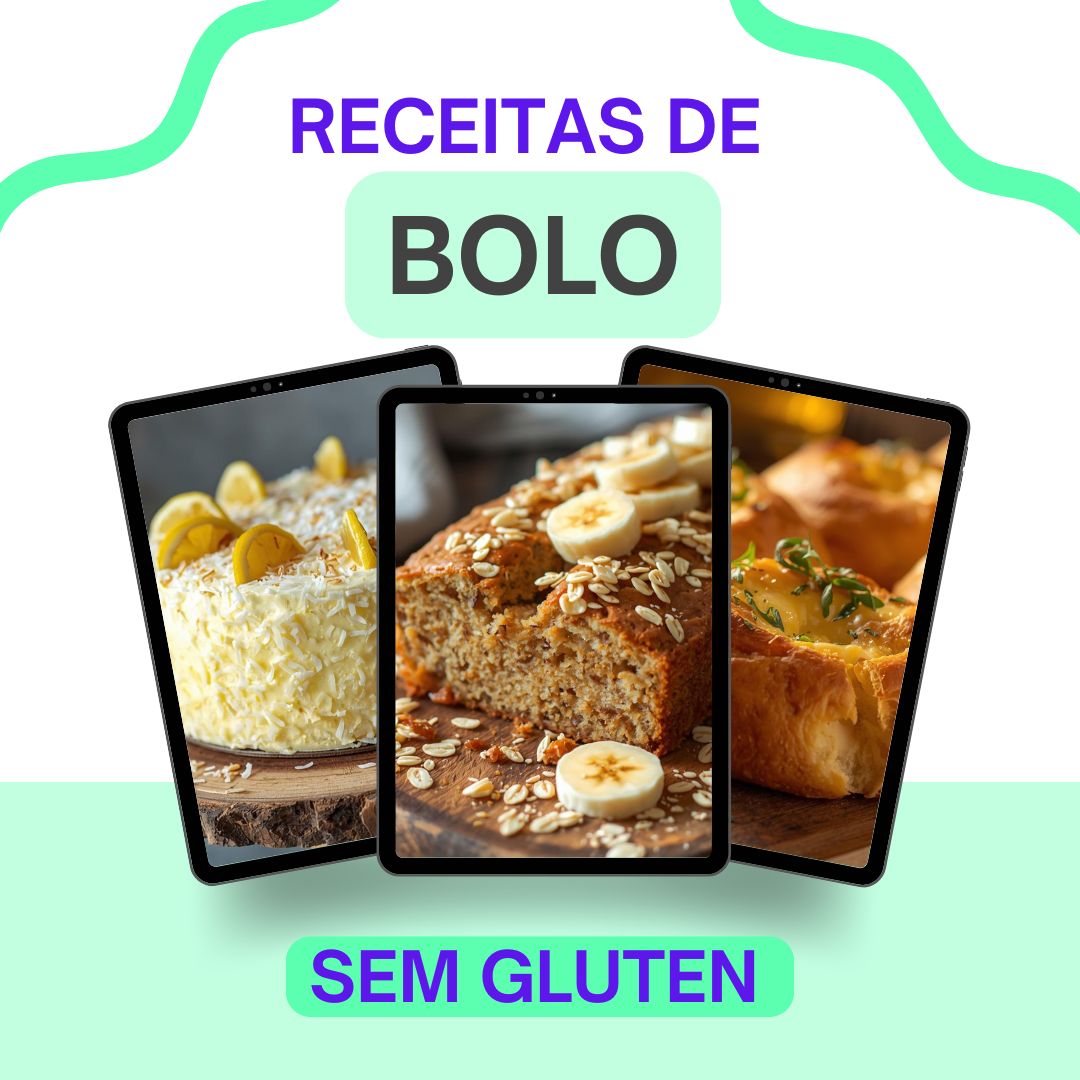 RECEITAS DE BOLO SEM GLUTEM - Un Mundo en 1 | Hotmart