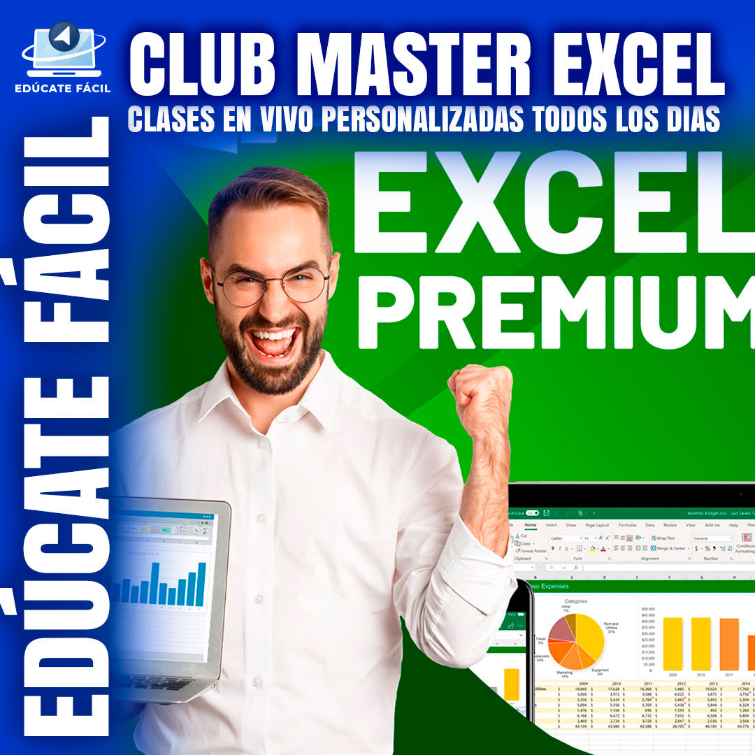 CLUB MASTER EXCEL: CLASES EN VIVO PERSONALIZADAS TODOS LOS DIAS - E...