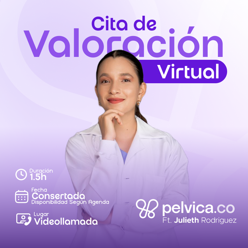 Cita de Valoración Online con la Ft Julieth Rodríguez @Pelvica.co ...