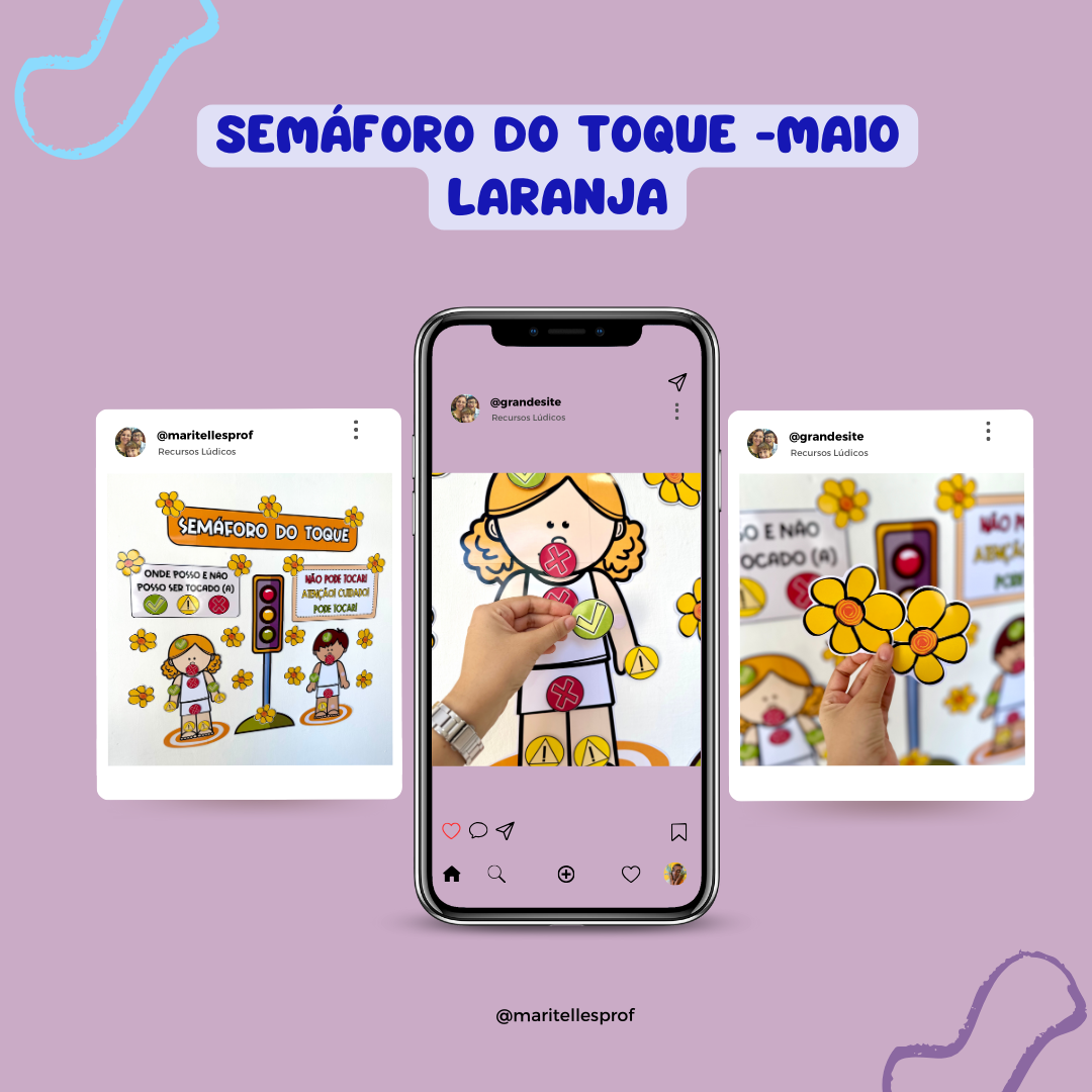 Semáforo do Toque - Maio Laranja