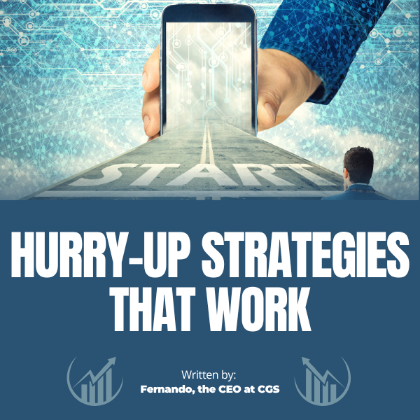 HURRY - UP STRATEGIES THAT WORK - Center Global Solutions | Hotmart
