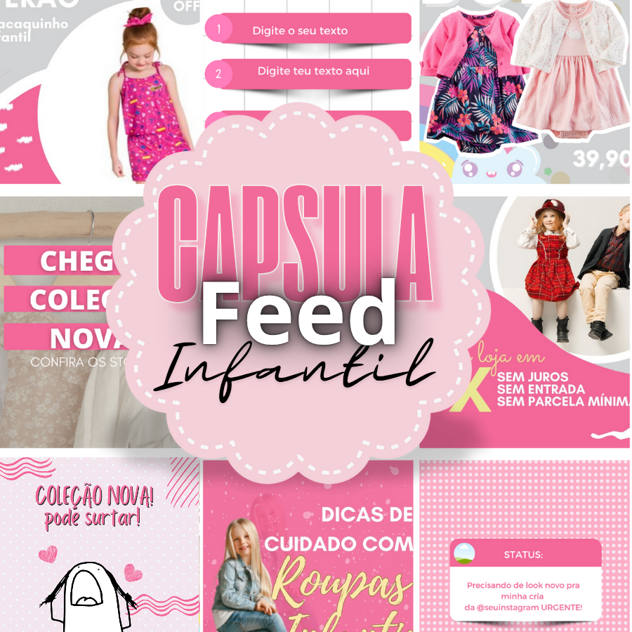 Capsula pack feed infantil - Roberta Specht | Hotmart