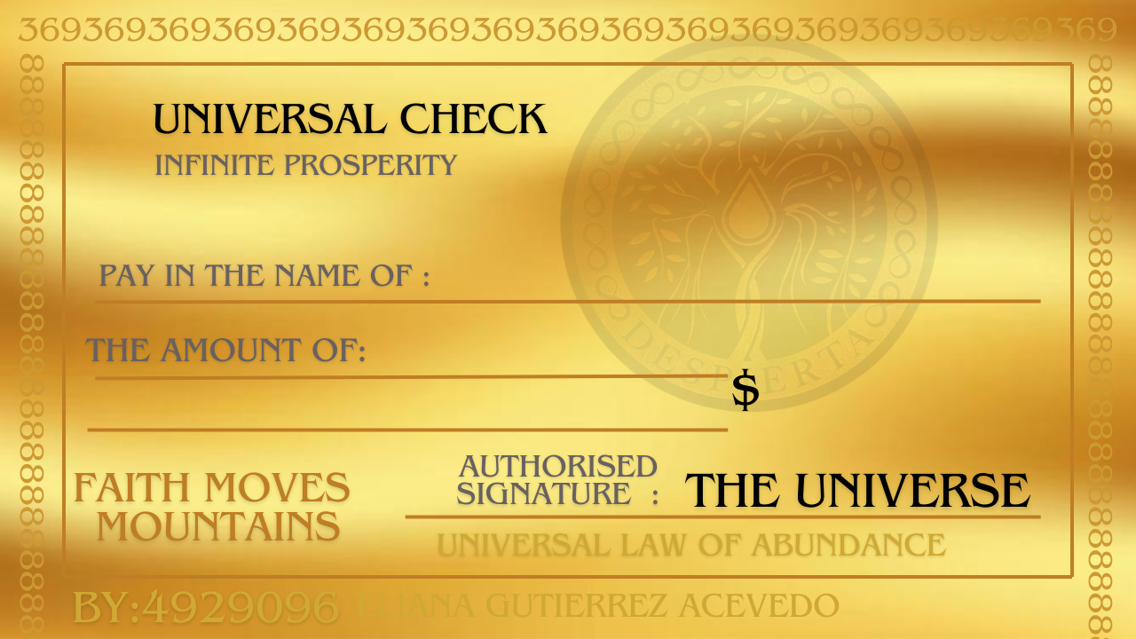 Universal check