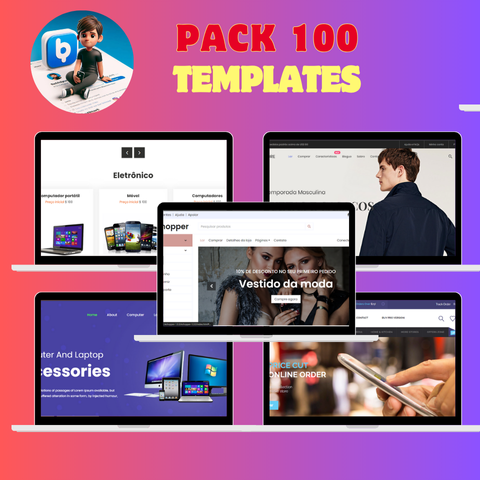 Pack de 100 Templates de Paginas de Sites em HTML5. - TechDigital