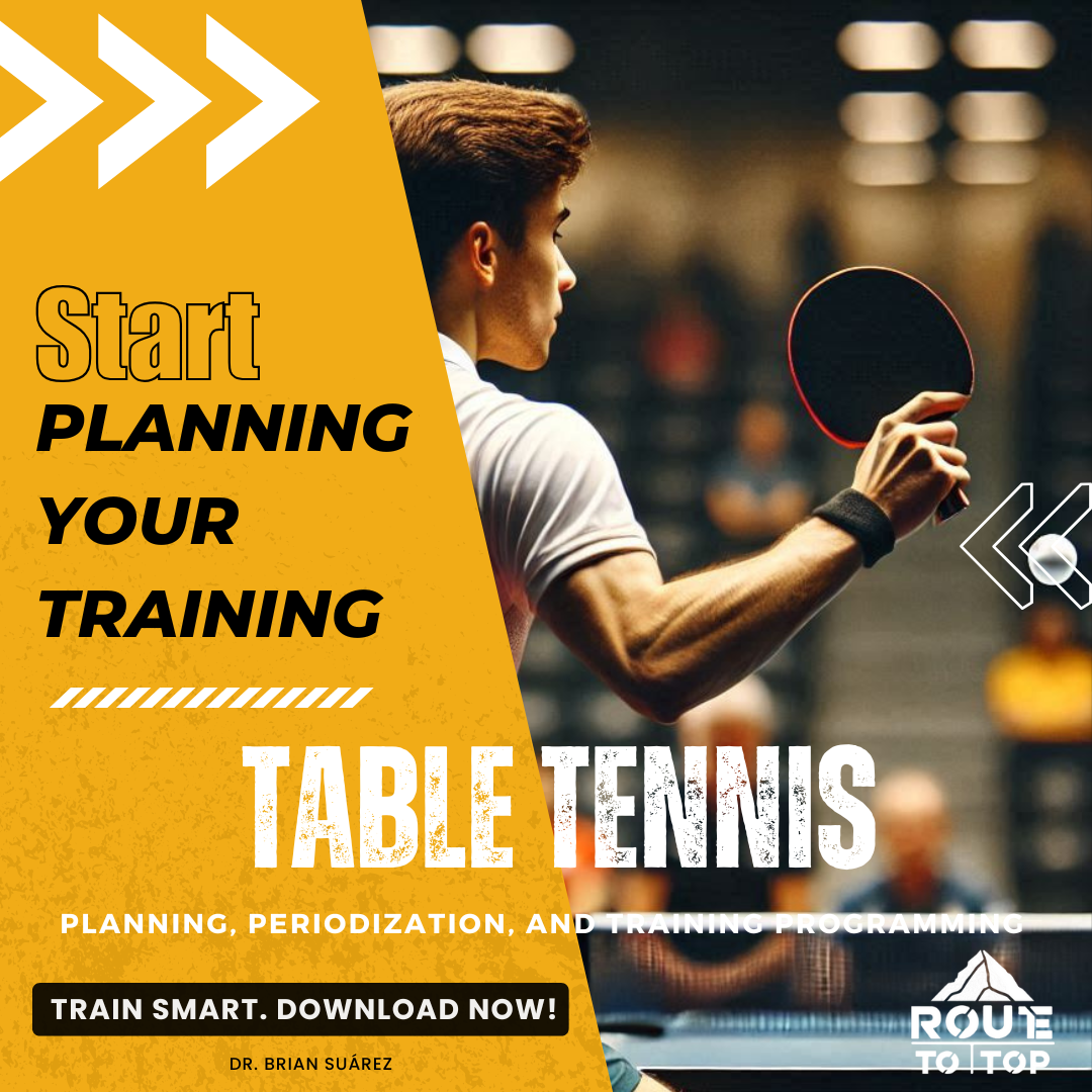 TABLE TENNIS TRAINING PLAN - Brian Gonzalo Suárez Acevedo | Hotmart