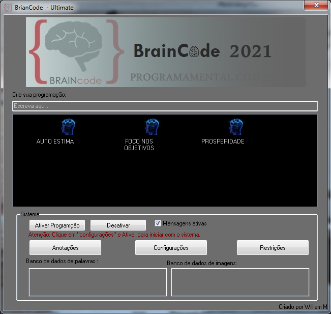 BrainCode Mensagem Subliminar