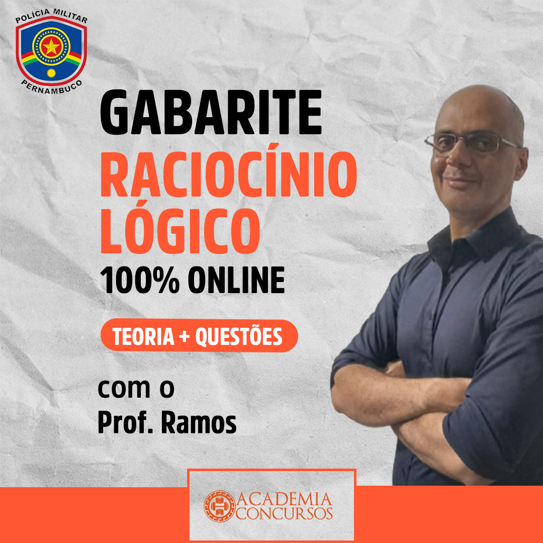 GABARITE RACIOCÍNIO LÓGICO - PROFESSOR RAMOS - Severino Ramos Paulo...