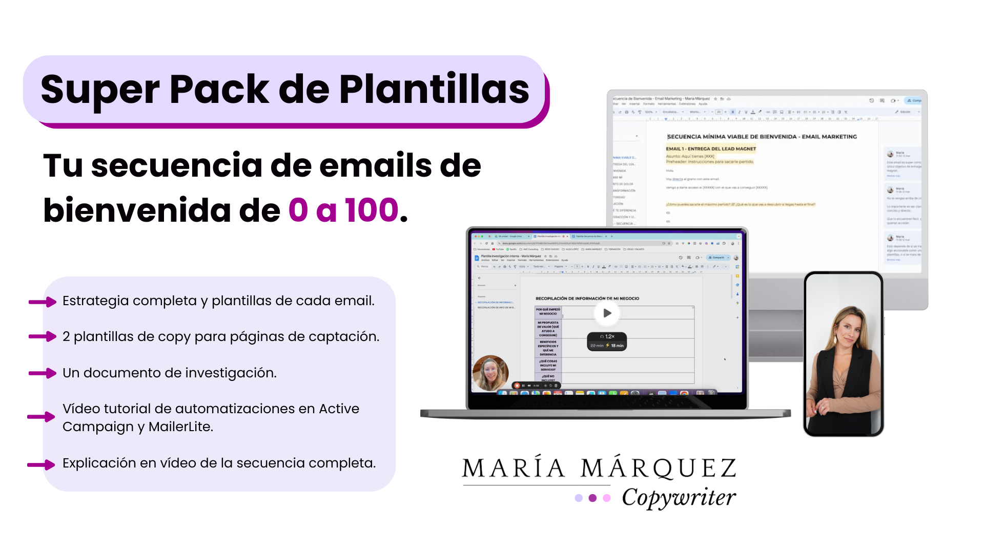 [Superpack Plantillas] Crea tu secuencia de emails de bienvenida