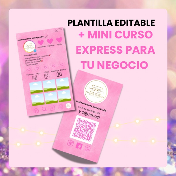 🎨 Plantilla Editable de Tarjetas Personalizadas + Mini Curso Expre...
