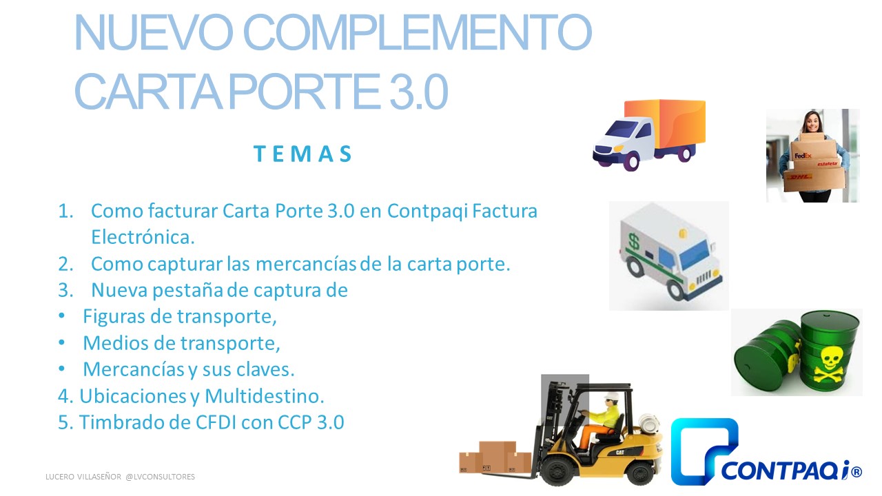 NUEVO COMPLEMENTO CARTA PORTE 3.0 EN MEXICO