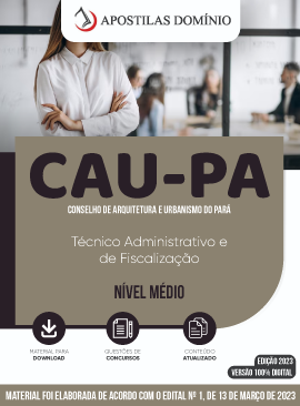 Apostila CAU-PA 2023 - Técnico Administrativo e de Fiscalização