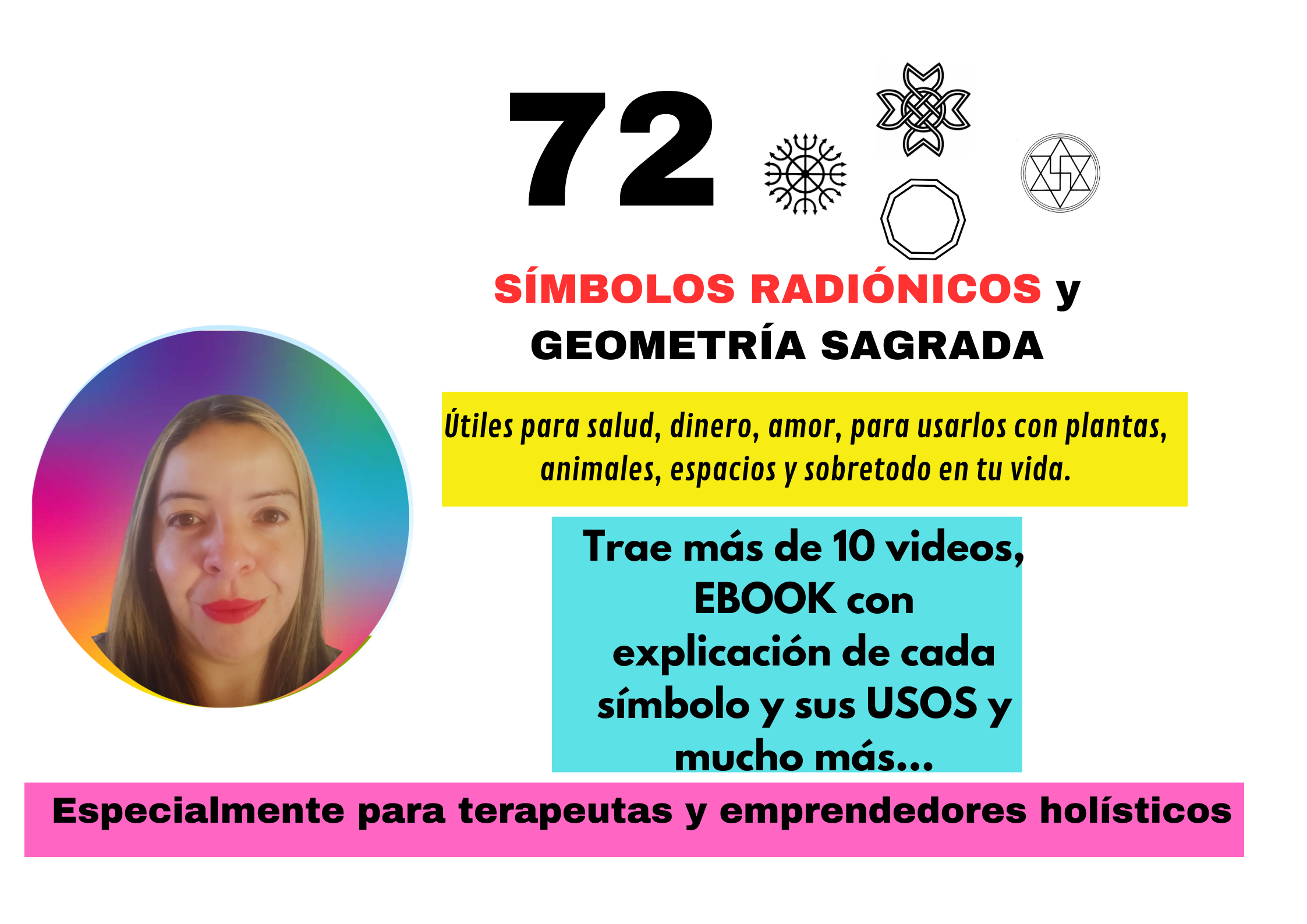 Aprende a usar 72 símbolos radiónicos y geometría sagrada en tu vid...