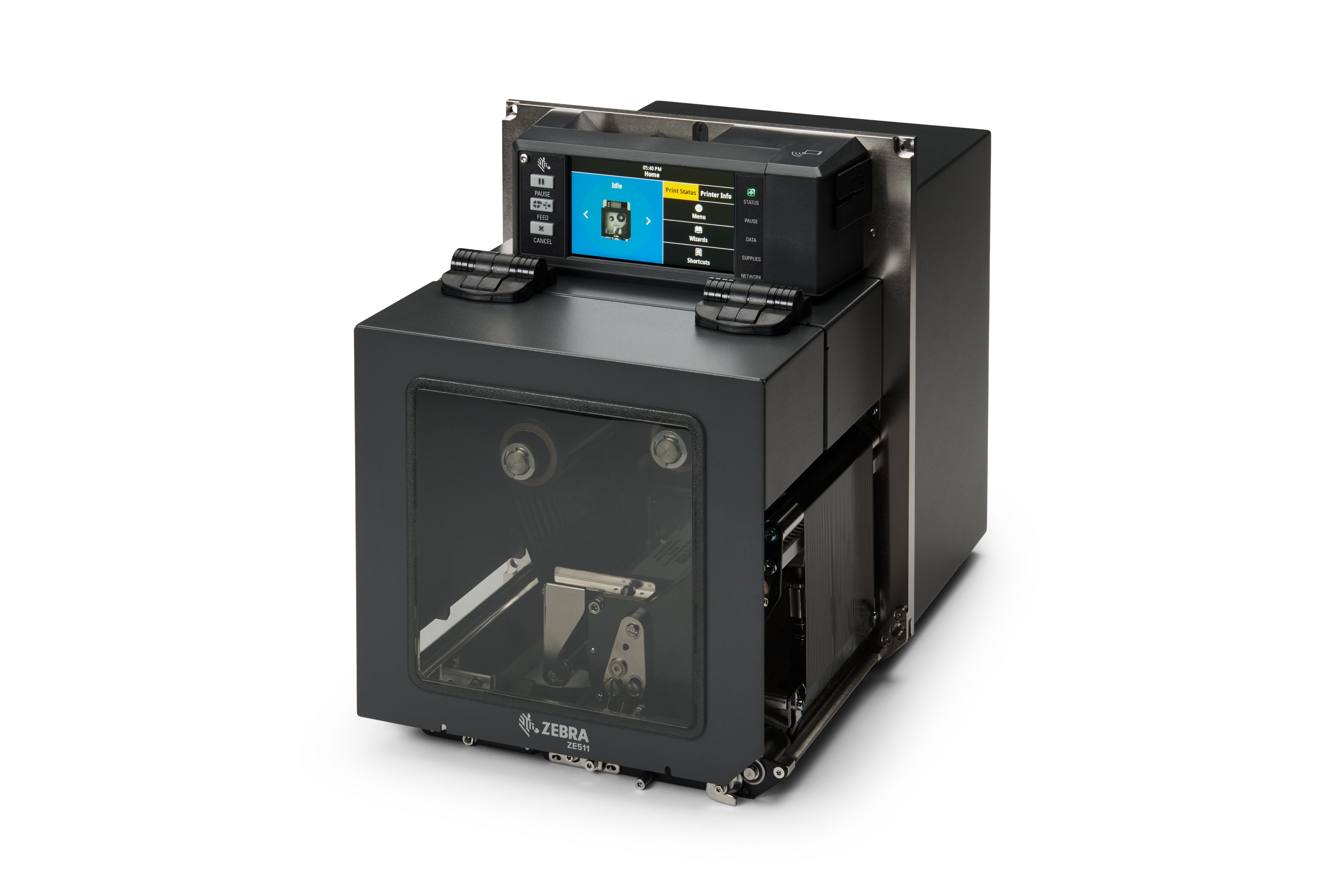 Manual de uso BÁSICO da impressora Zebra ZE511 LH/RH 200/300dpi - M...