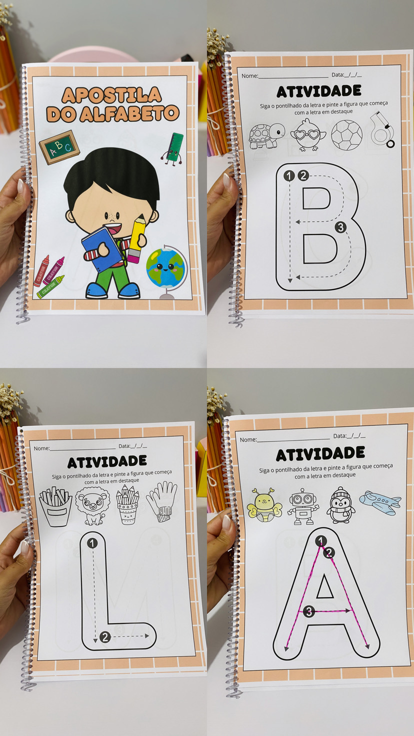 🔤 Apostila do Alfabeto - Portal de Ideias Pedagógicas | Hotmart