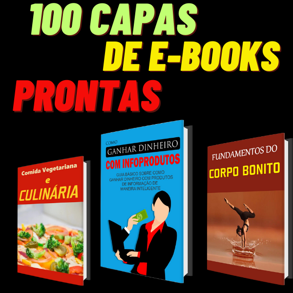 100 capas de E-books - Adriano da silva | Hotmart
