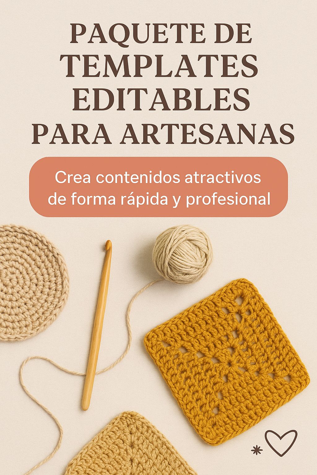 Paquete de Plantillas Editables para Artesanía - Jaqueline Gonçalv...