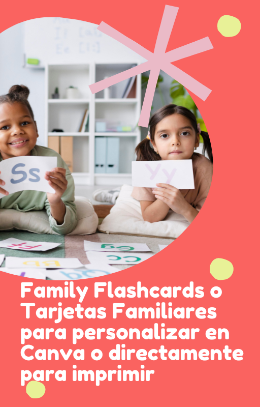 Material didactico educativo e ilustrativo - Flashcard de la Famili...