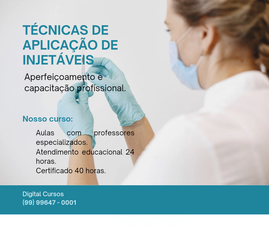 CURSO APLICAÇÃO DE INJETÁVEIS - TEÓRICO