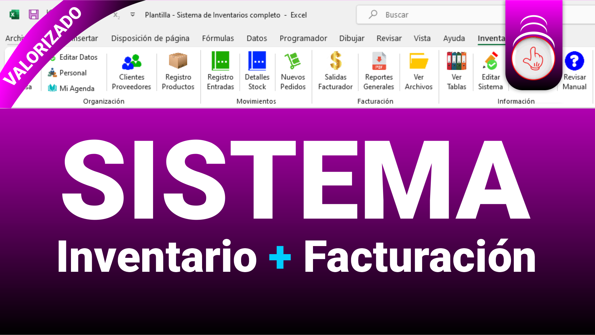 Plantilla - Sistema de Inventarios y Facturación completo - Dominan...