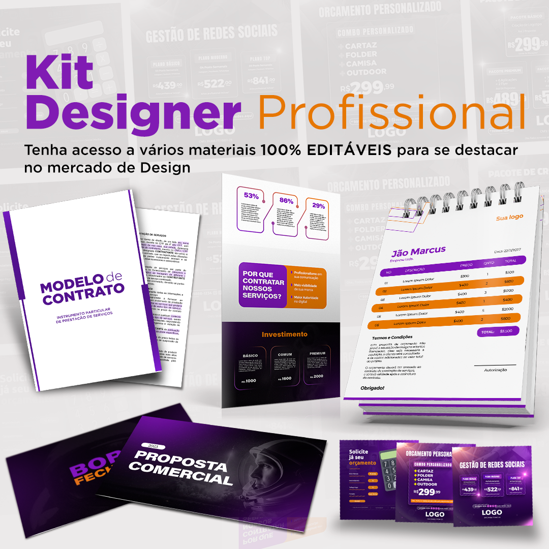 Kit Designer 100% Editável