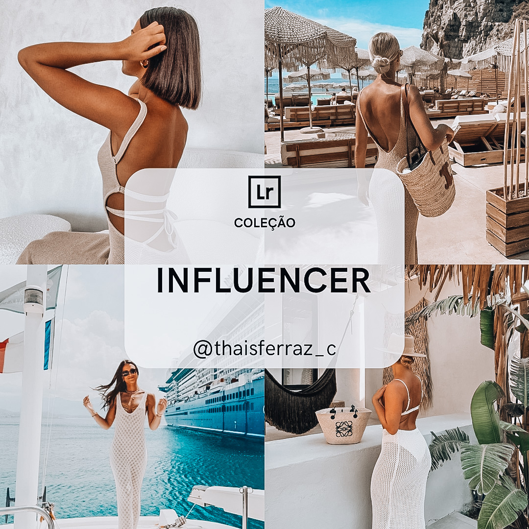 PRESET INFLUENCER - Thais Ferraz | Hotmart