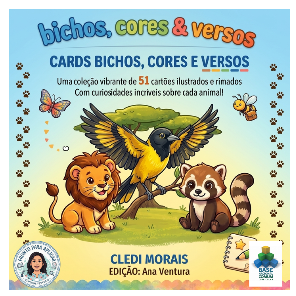 BICHOS, CORES E VERSOS (CARDS) - CLEDI TERESINHA PACHECO DE MORAIS ...