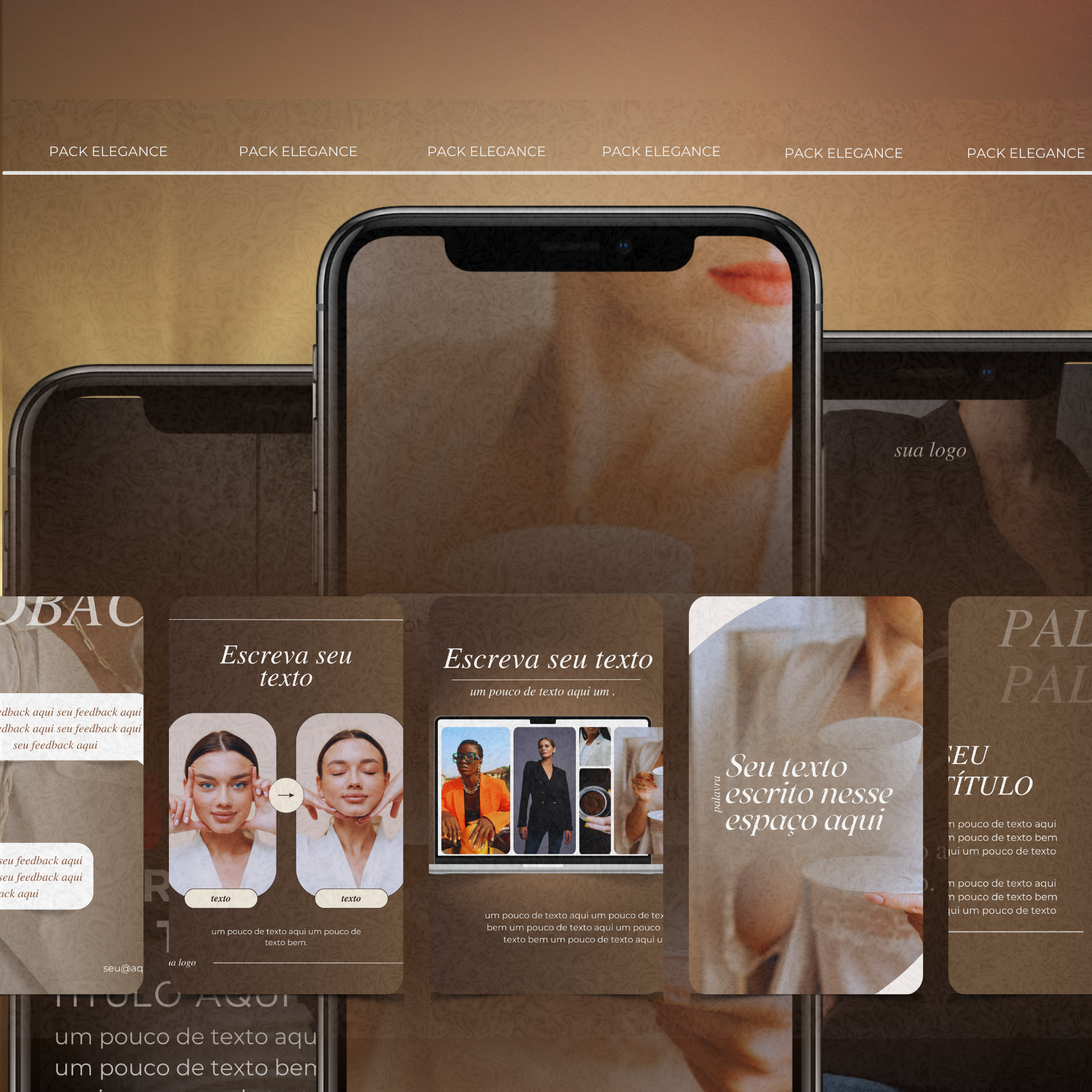 PACK CANVA ELEGANCE - TEMPLATES SOFISTICADOS - SS TRAJANO PUBLICID...