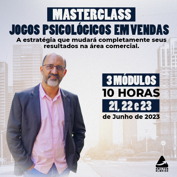 Masterclass 3 dias - Jogos Psicológicos - Amilton Almeida | Hotmart