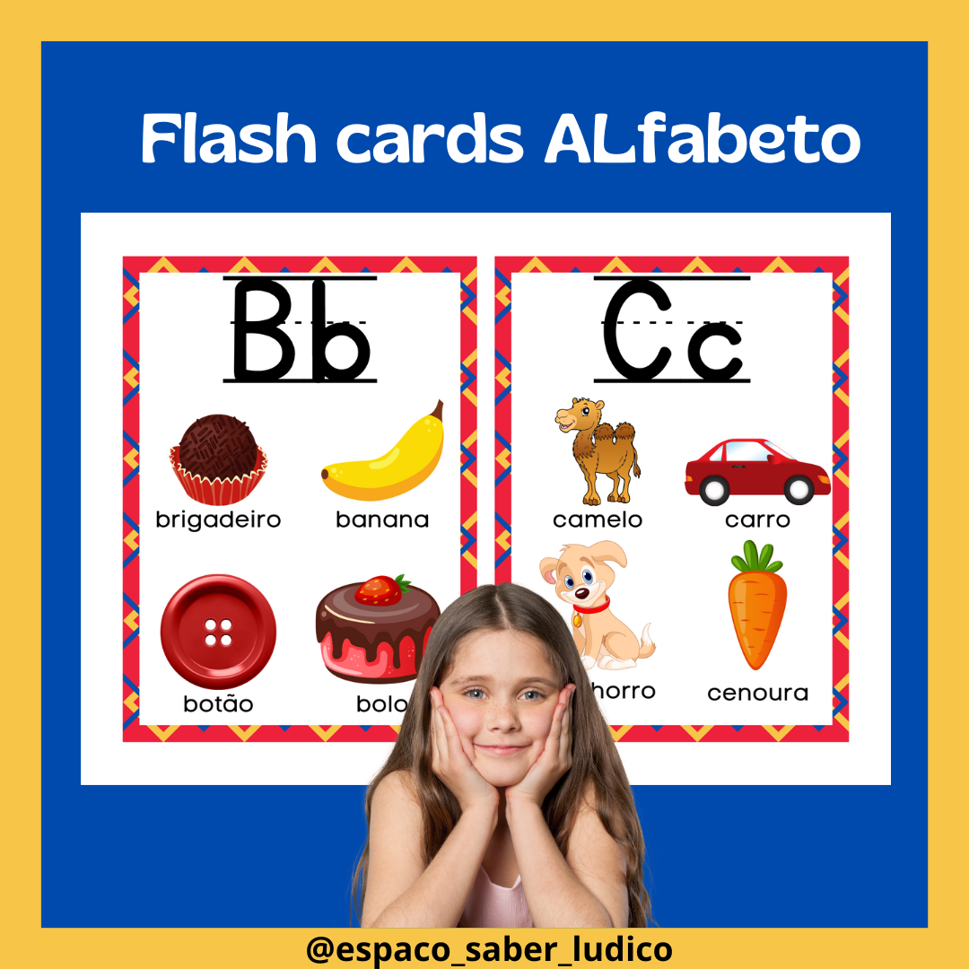 Flash cards do Alfabeto - Educadora Audrey Fernandes | Hotmart