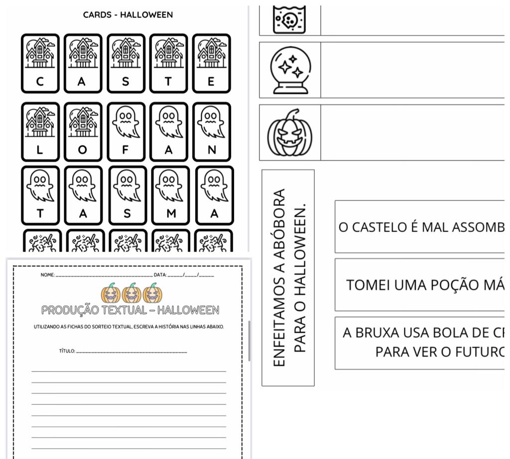 Pack de atividades Halloween (alfabetização) - Larissa Malmonge Bel...