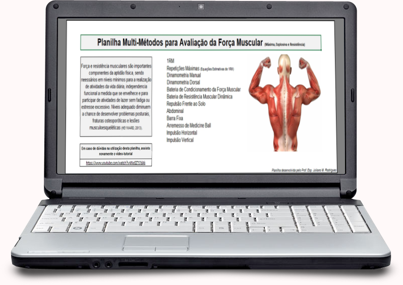 Planilha Multi-Métodos para Avaliação da Força Muscular + Bônus (Pl...