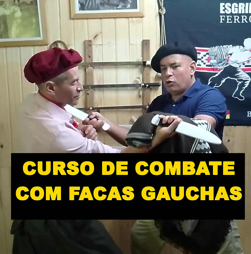 Curso de combate com facas Gaúchas - Marcelo Balbuena | Hotmart