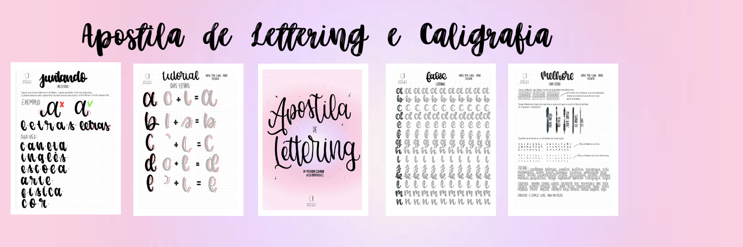 Apostila de Lettering e Caligrafia - Samara Farias da Costa | Hot...