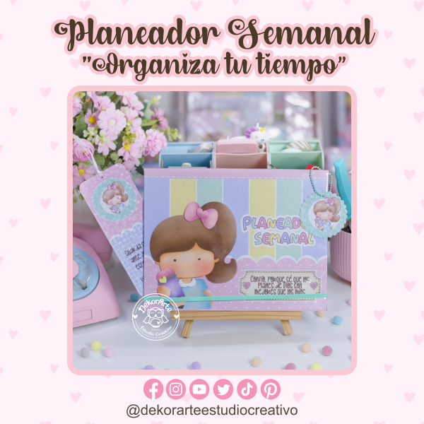 PLANEADOR SEMANAL ORGANIZA TU TIEMPO (PLANTILLA EDITABLE) - Diana P...