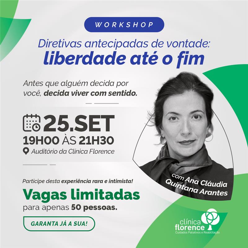 Workshop Diretivas Antecipadas de Vontade: liberdade até o fim - HU...