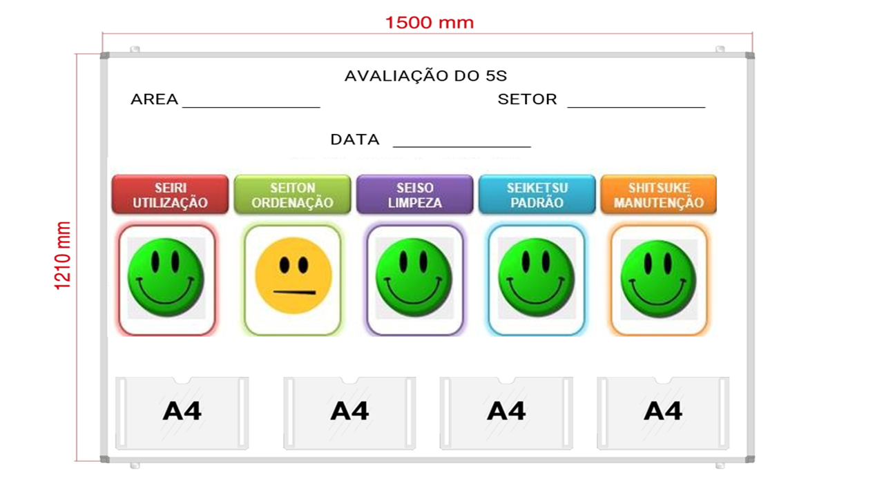 "Template 5S de Gestão Visual" - Bruno Pina | Hotmart