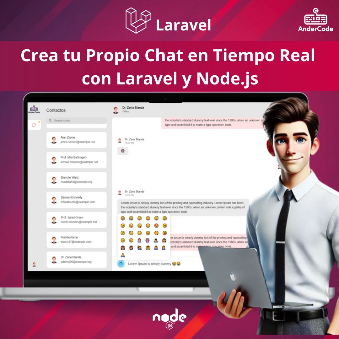 Crea tu Propio Chat en Tiempo Real con Laravel y Node.js - Davis An...