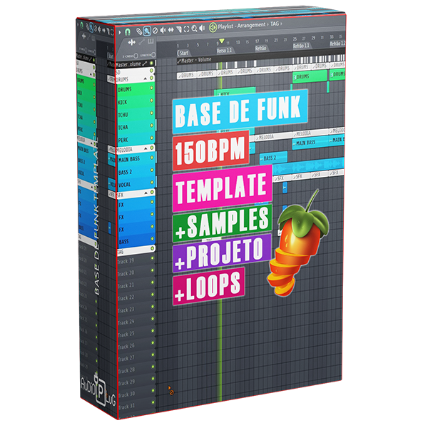 Template | Fl Studio | Base de Funk 150BPM | Projeto | Samples | Lo...