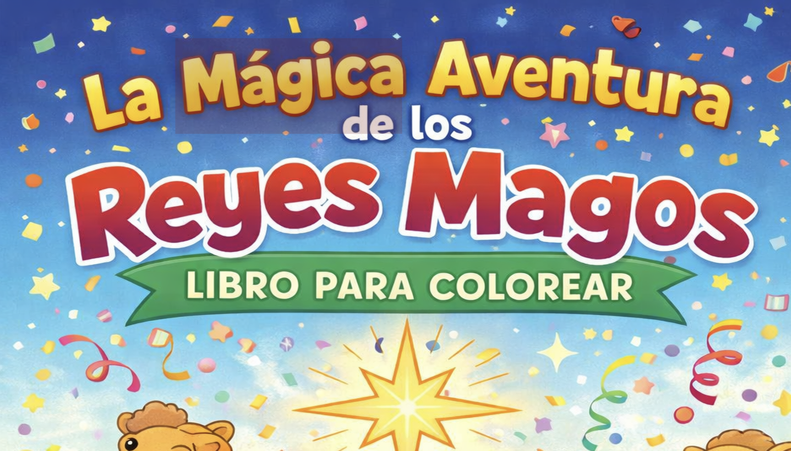 La Magica Aventura de los Reyes Magos libro para colorear | Hotmart